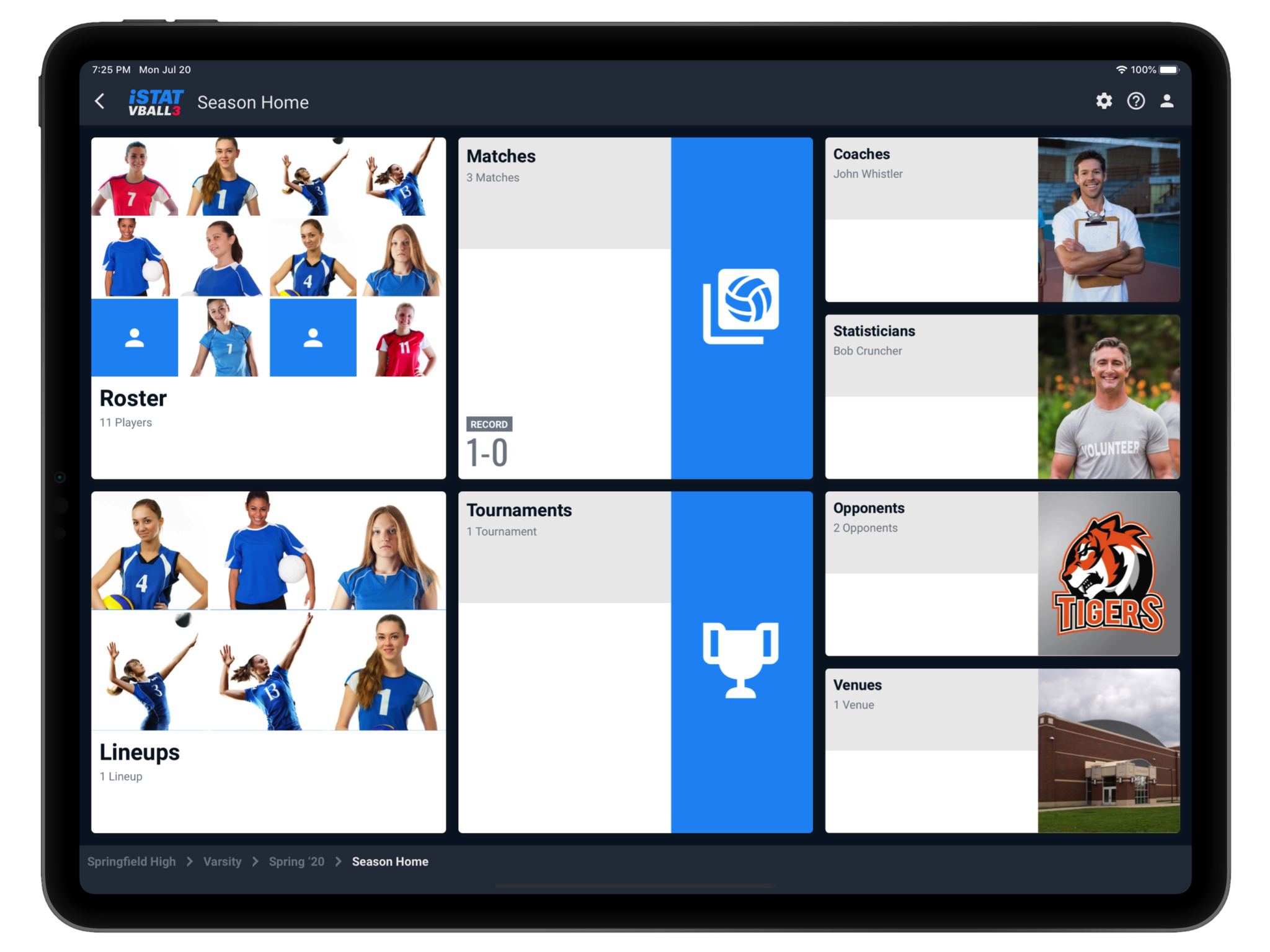 Home - iStatVball™