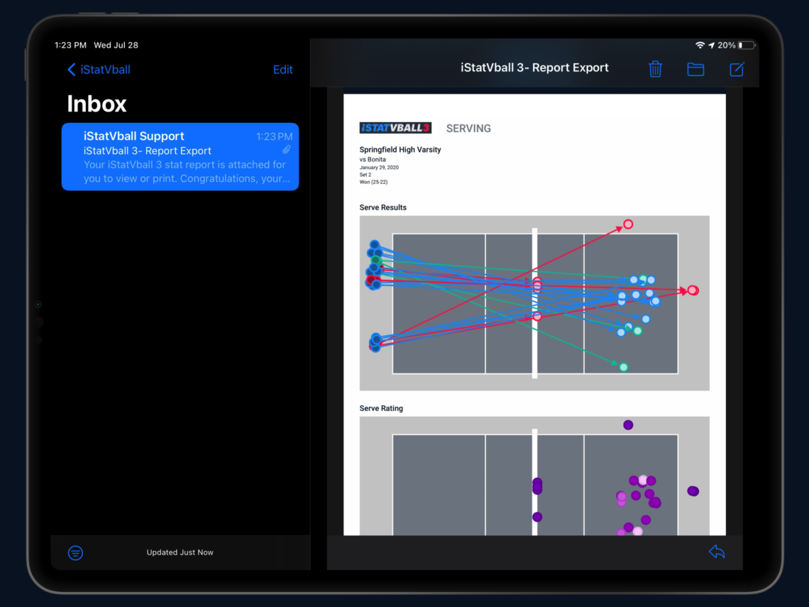 News - iStatVball™