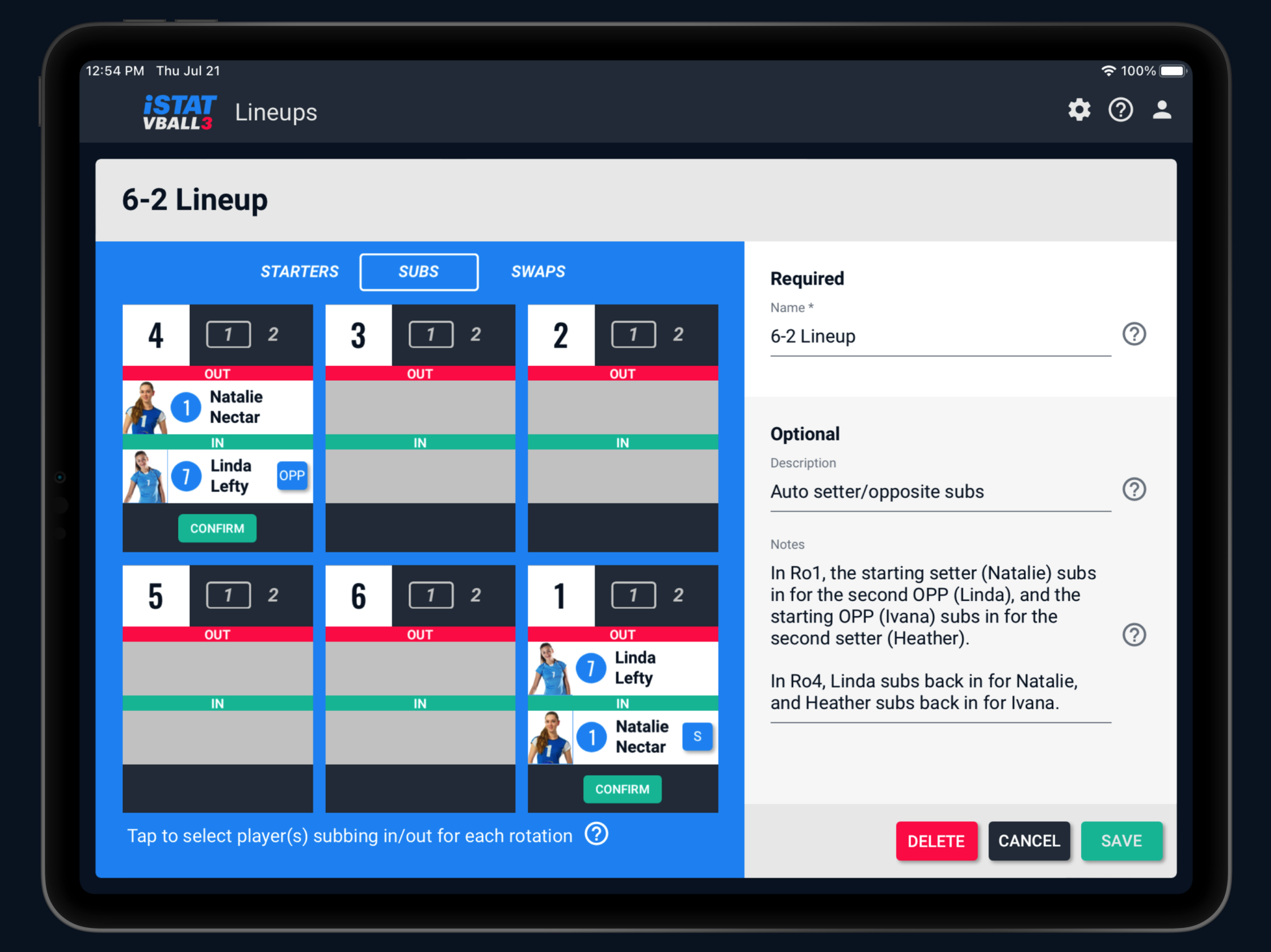 News - iStatVball™