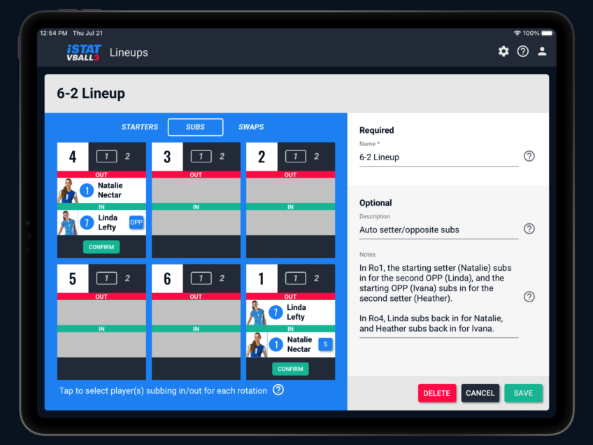 News - iStatVball™